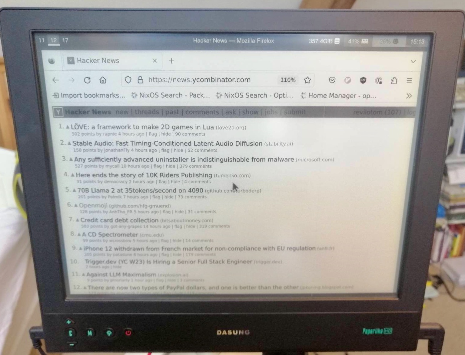 3.5+ Years of Coding on E-Ink